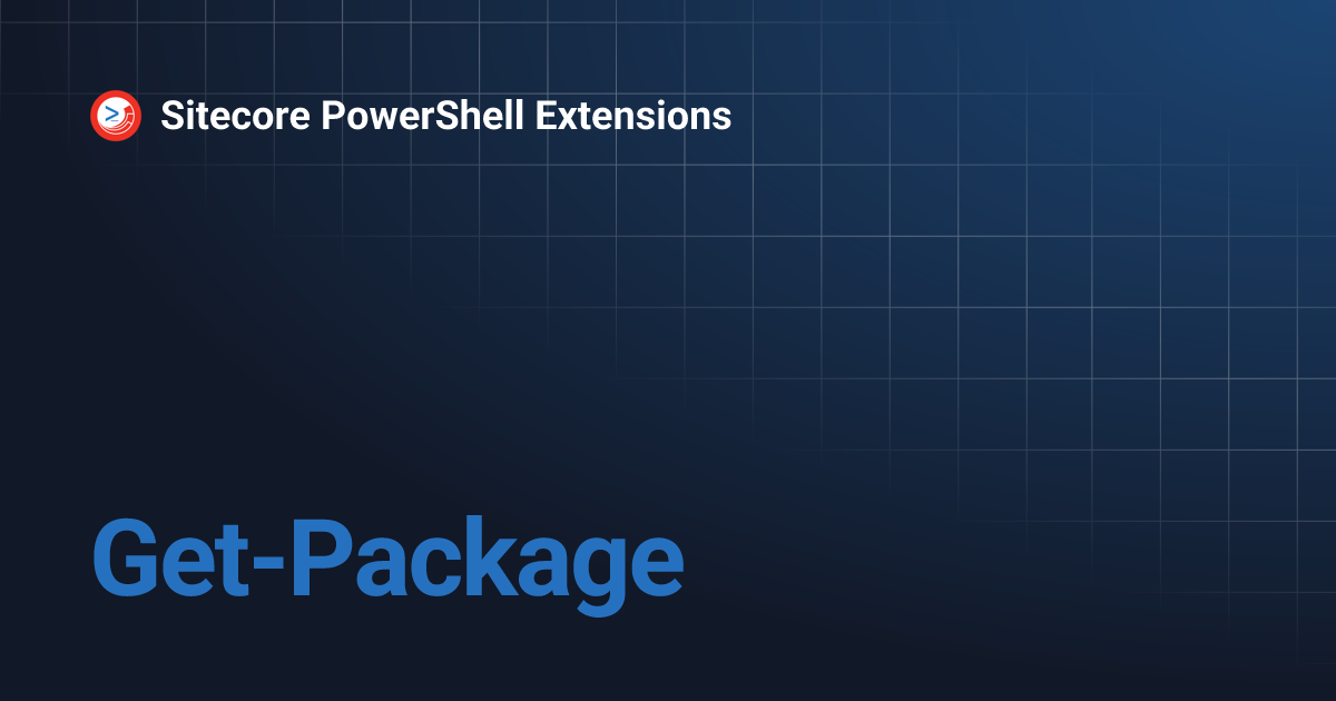 Get-Package | Sitecore PowerShell Extensions
